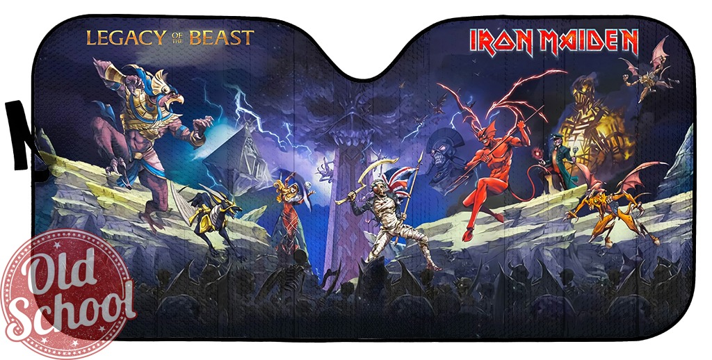 MEW IR001 Ironmaiden Legacy Of Beast Limited Edition Custom Print On Auto Sun Shade GearShop
